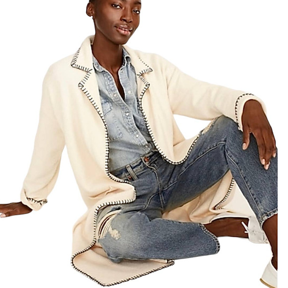 J. Crew | Jackets & Coats | Jcrew Long Sweater Coat Wool Blend Style ...